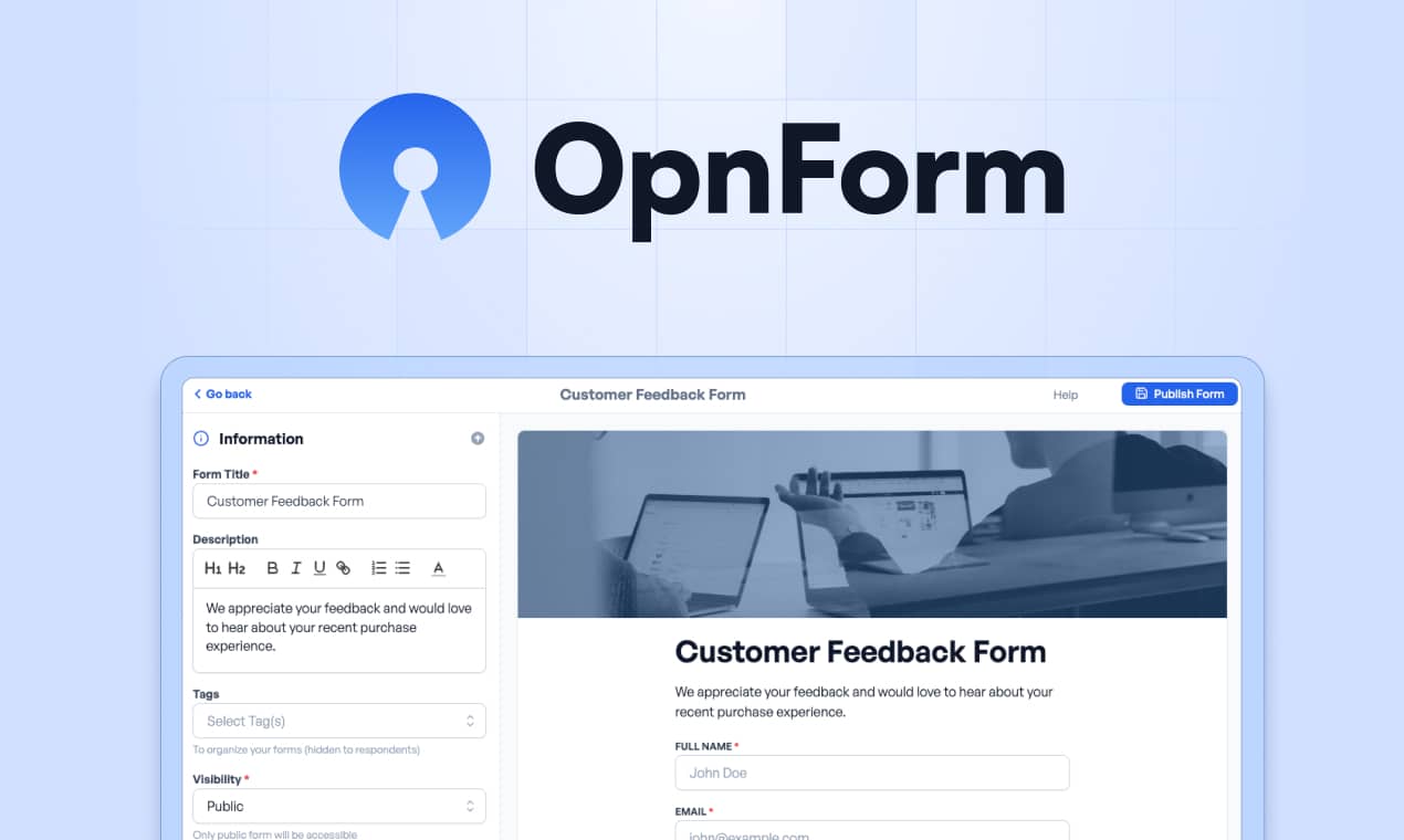 OpnForm, la alternativa open source que desafía a Google Forms y Typeform - Incubaweb - software ...