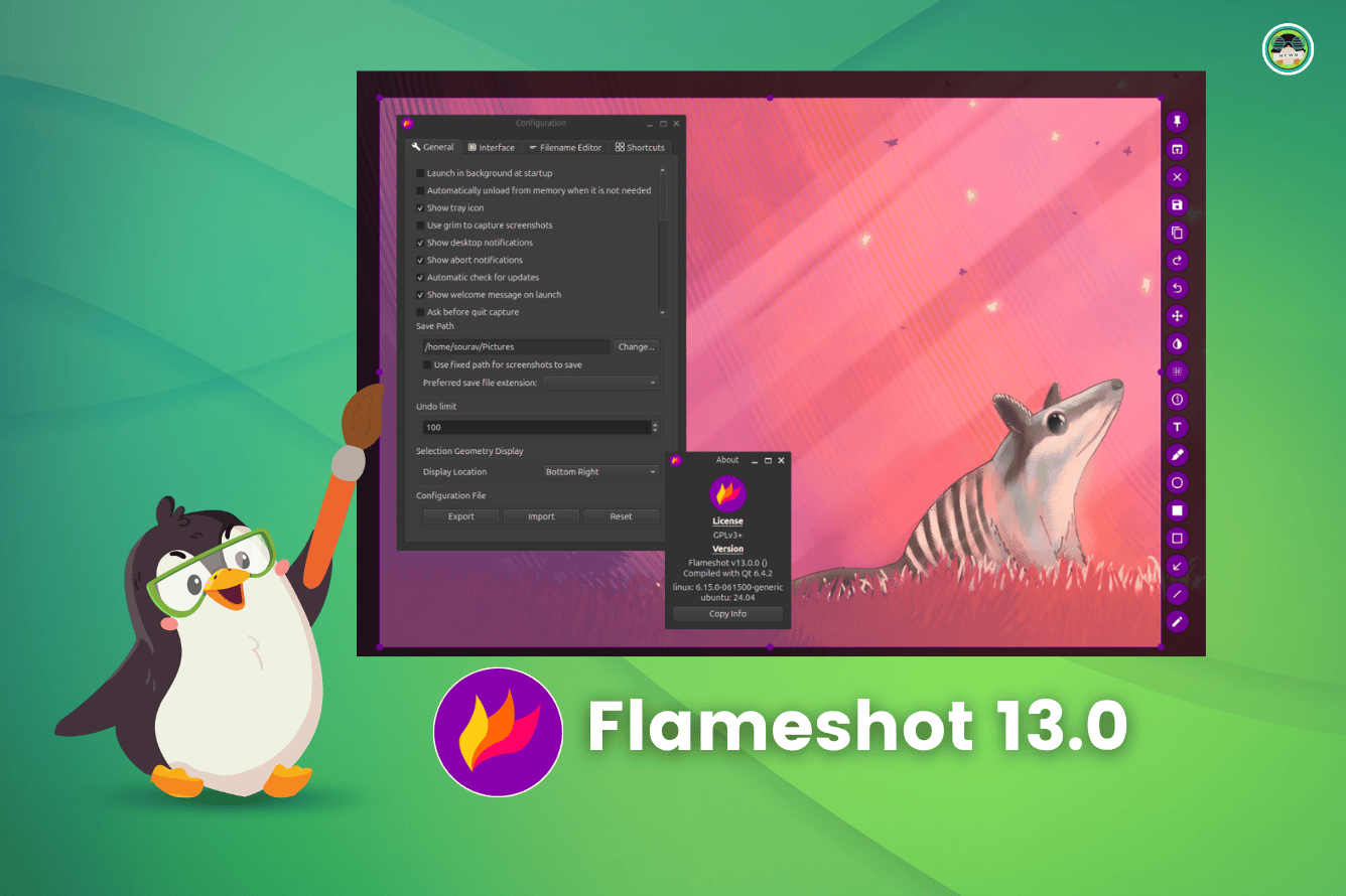 Flameshot 13.0: Regreso Triunfal de la Herramienta de Capturas en Linux - Incubaweb - software y ...
